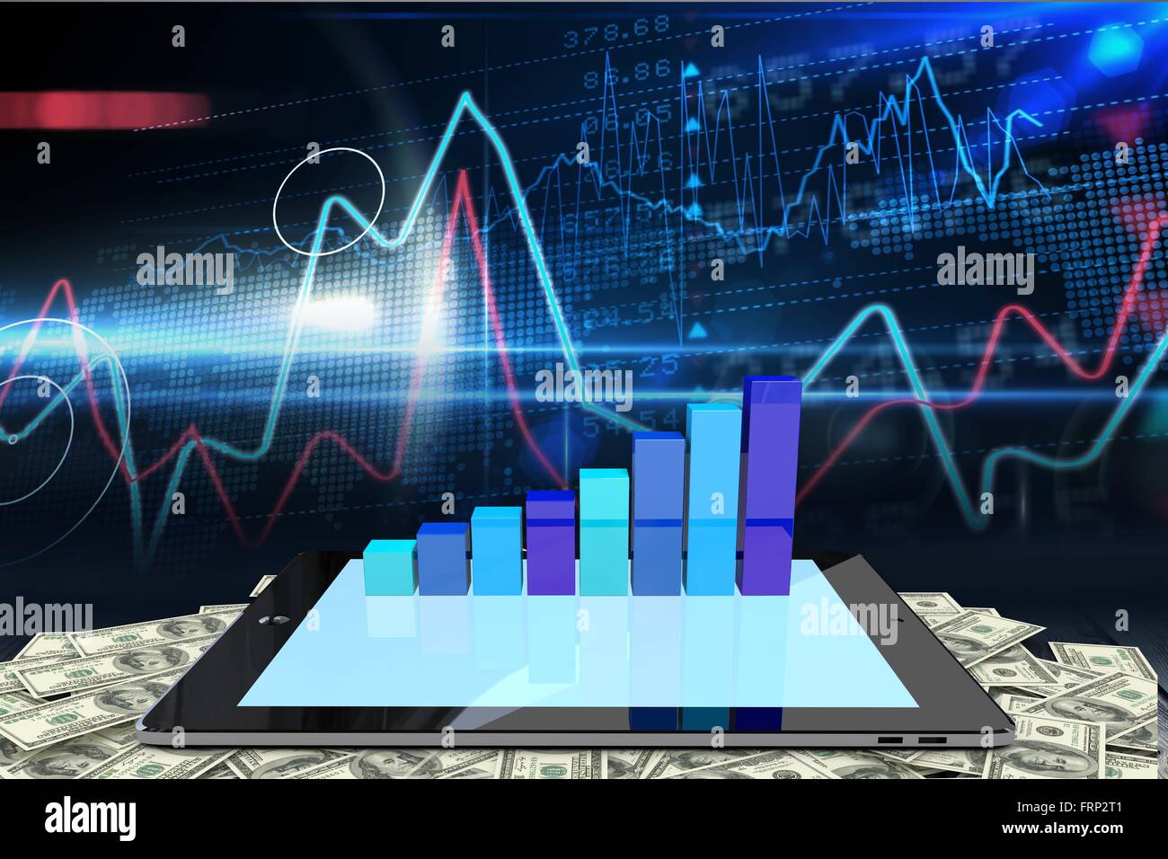 Tablet graph hi-res stock photography and images - Alamy