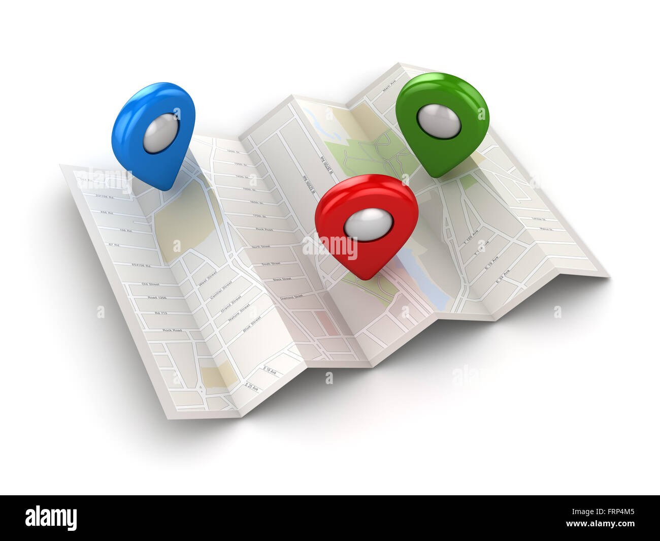 Gps Navigation Concept This Is A Computer Generated And 3d Rendered