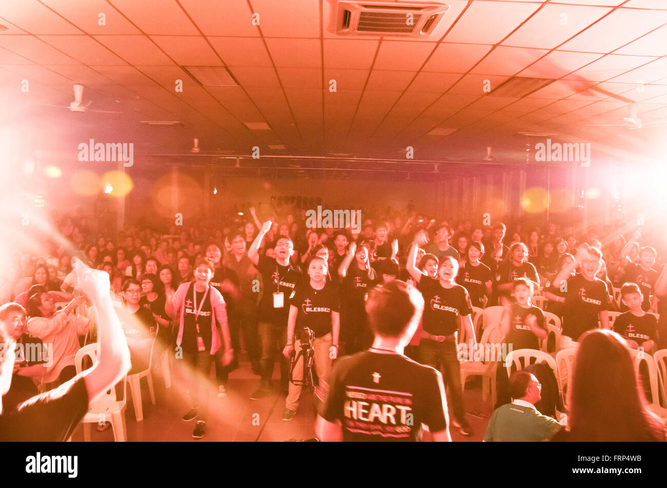 Looking off a stage Stock Photo - Alamy