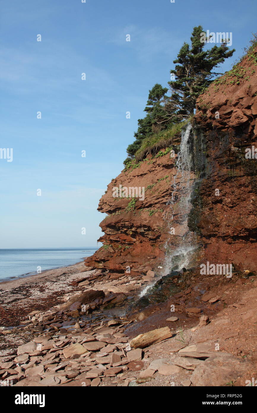 Summer landscape in Bic National Park, Quebec, Canada Stock Photo - Alamy