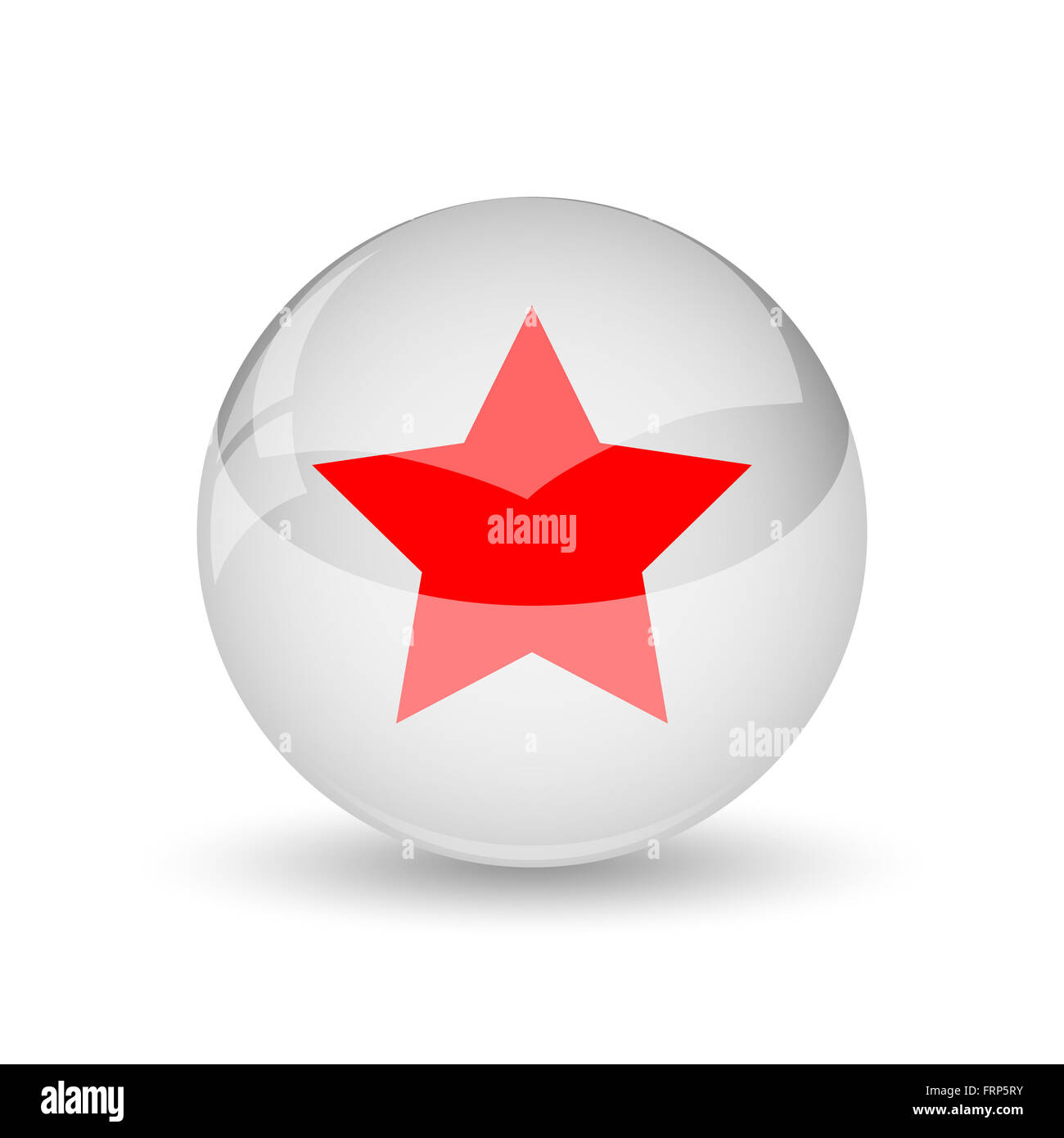 Favorite icon. Internet button on white background Stock Photo - Alamy