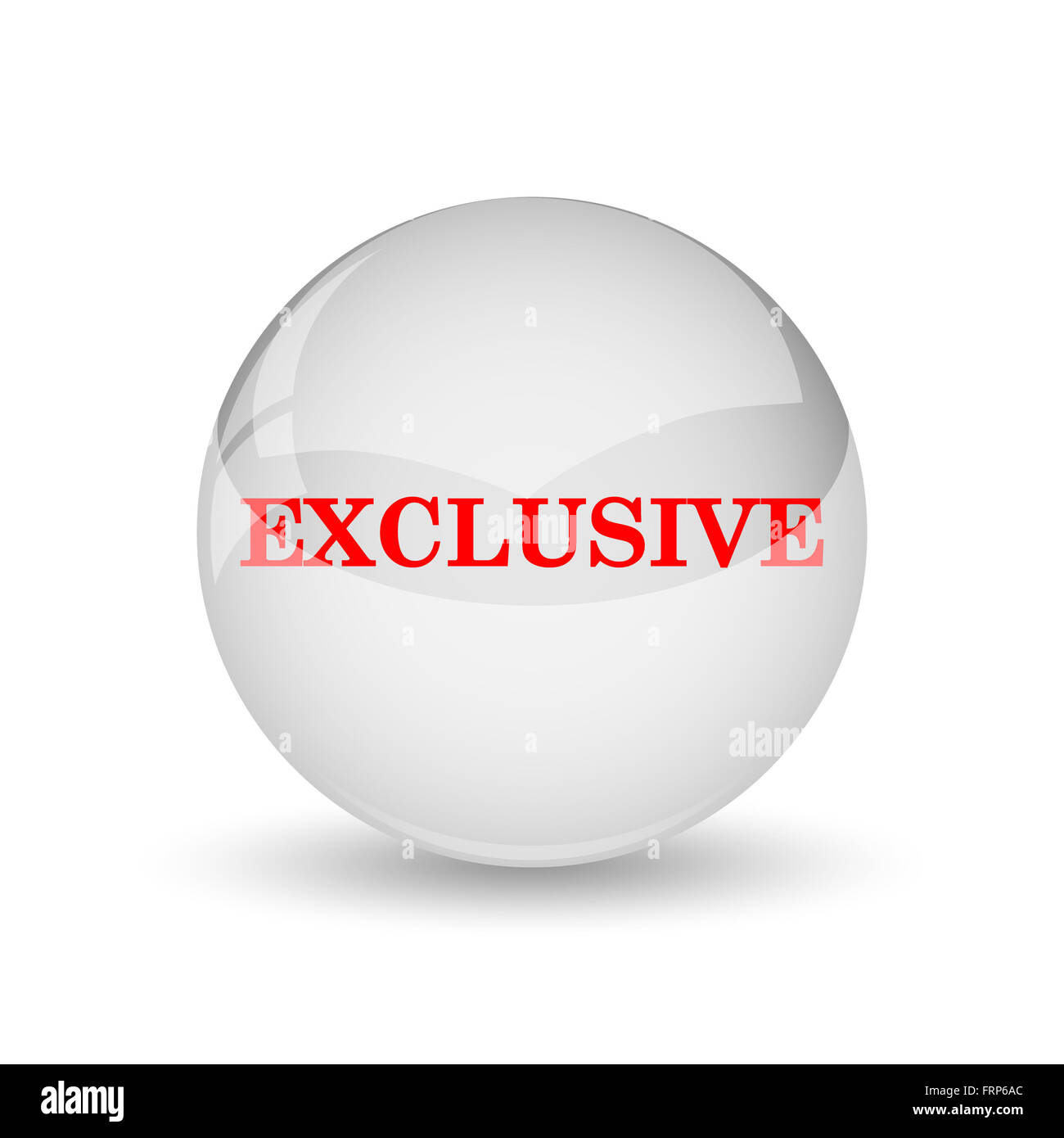Exclusive icon. Internet button on white background Stock Photo - Alamy