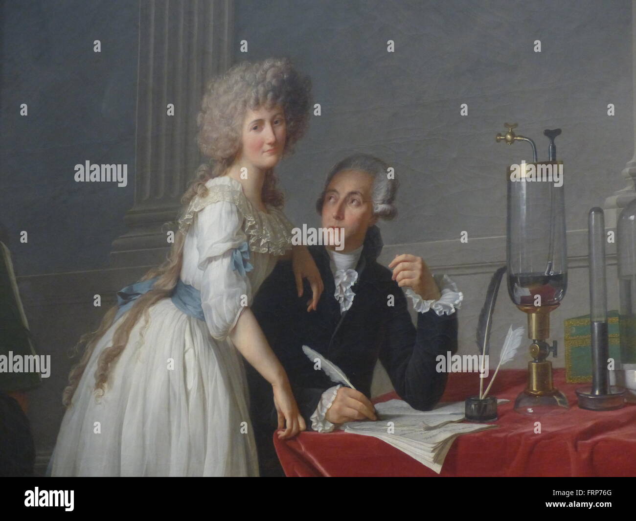 Neoclassicist painting by Jacques Louis David Stock Photo - Alamy