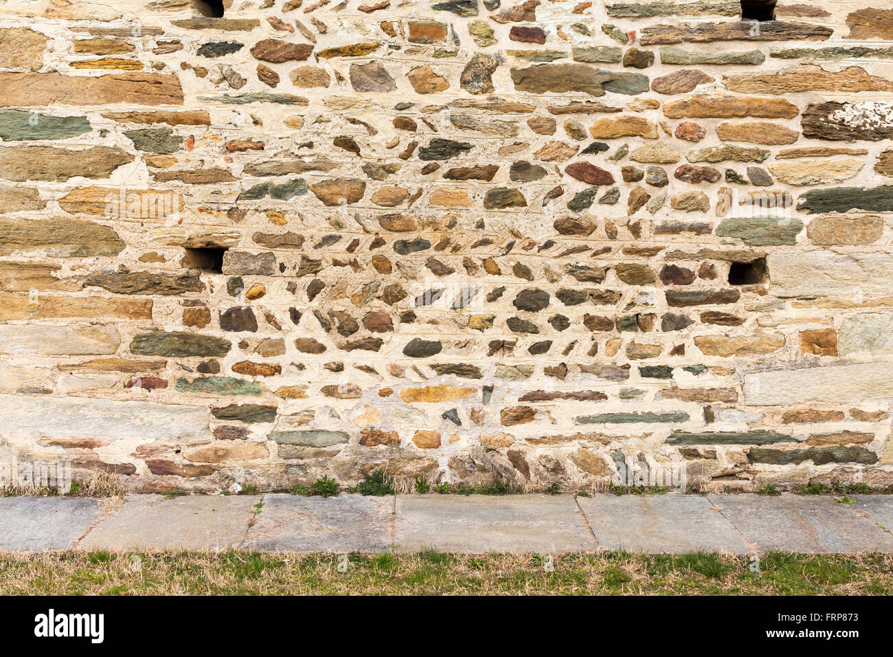 background of ancient wall built with stones Stock Photo - Alamy