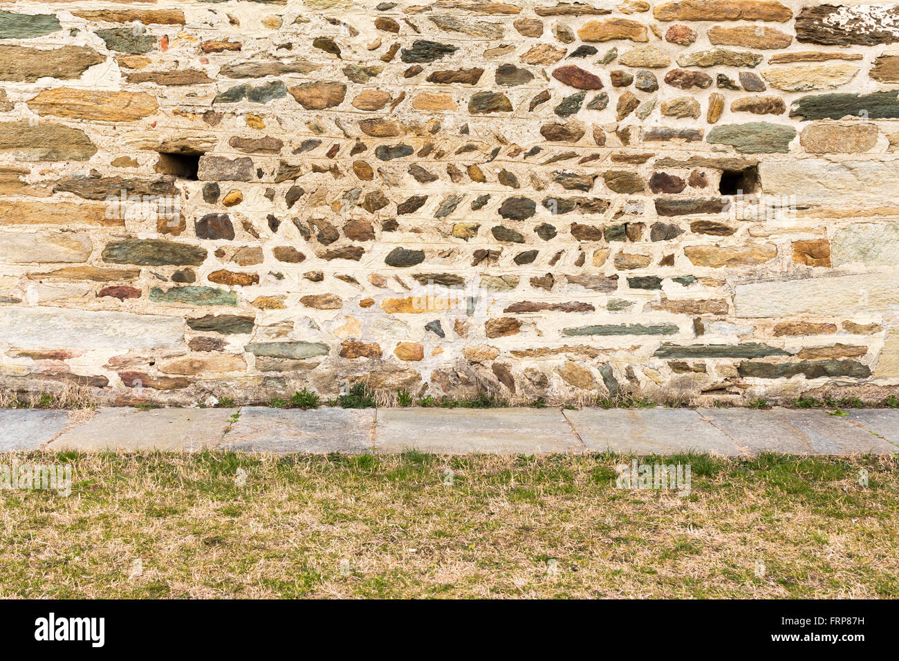 background of ancient wall built with stones Stock Photo - Alamy