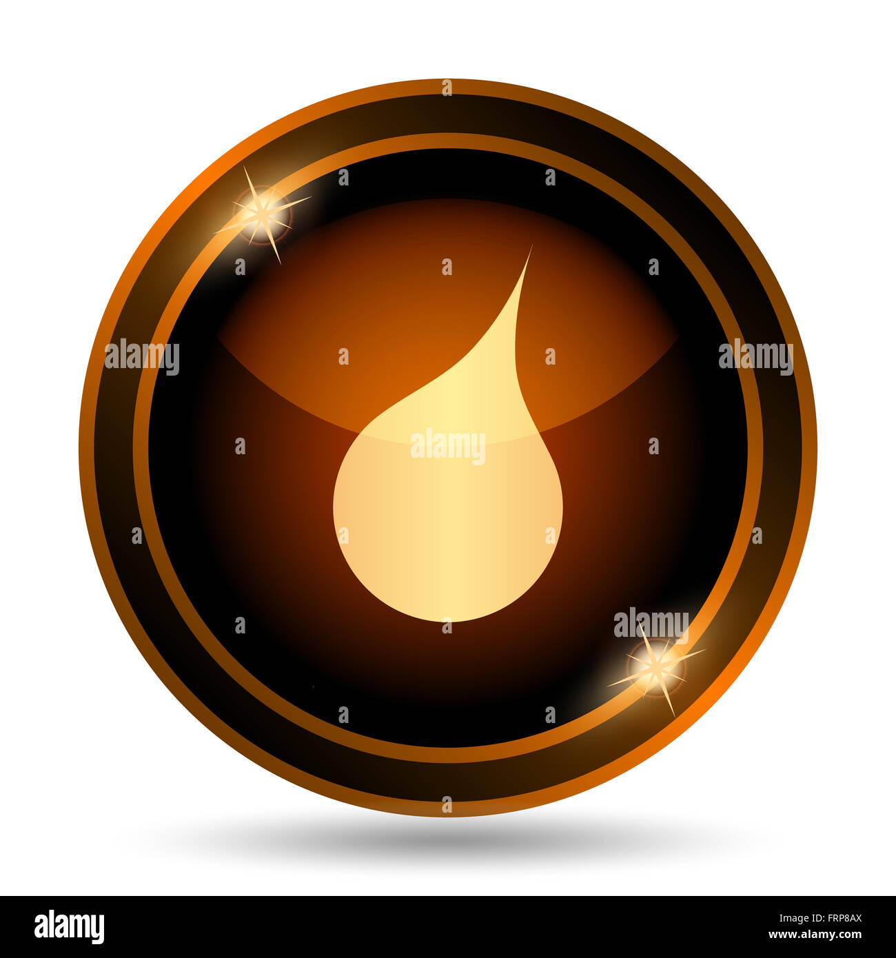 Rain icon. Internet button on white background Stock Photo - Alamy