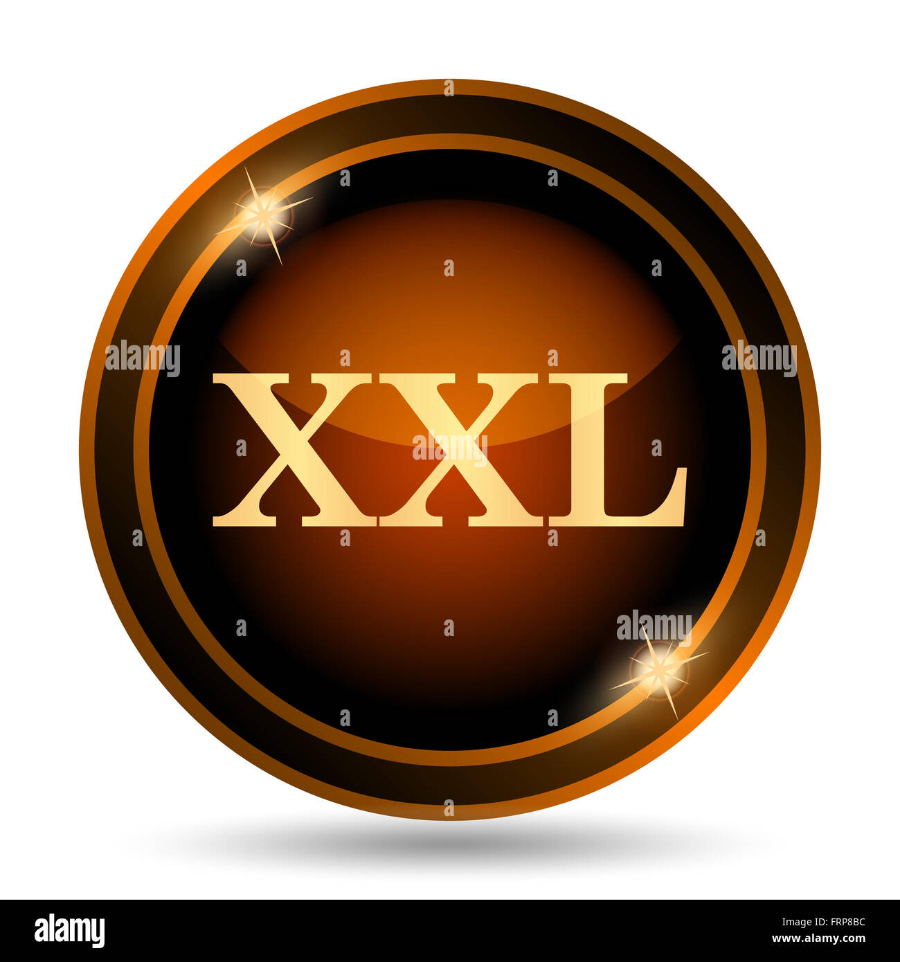 XXL icon. Internet button on white background Stock Photo - Alamy