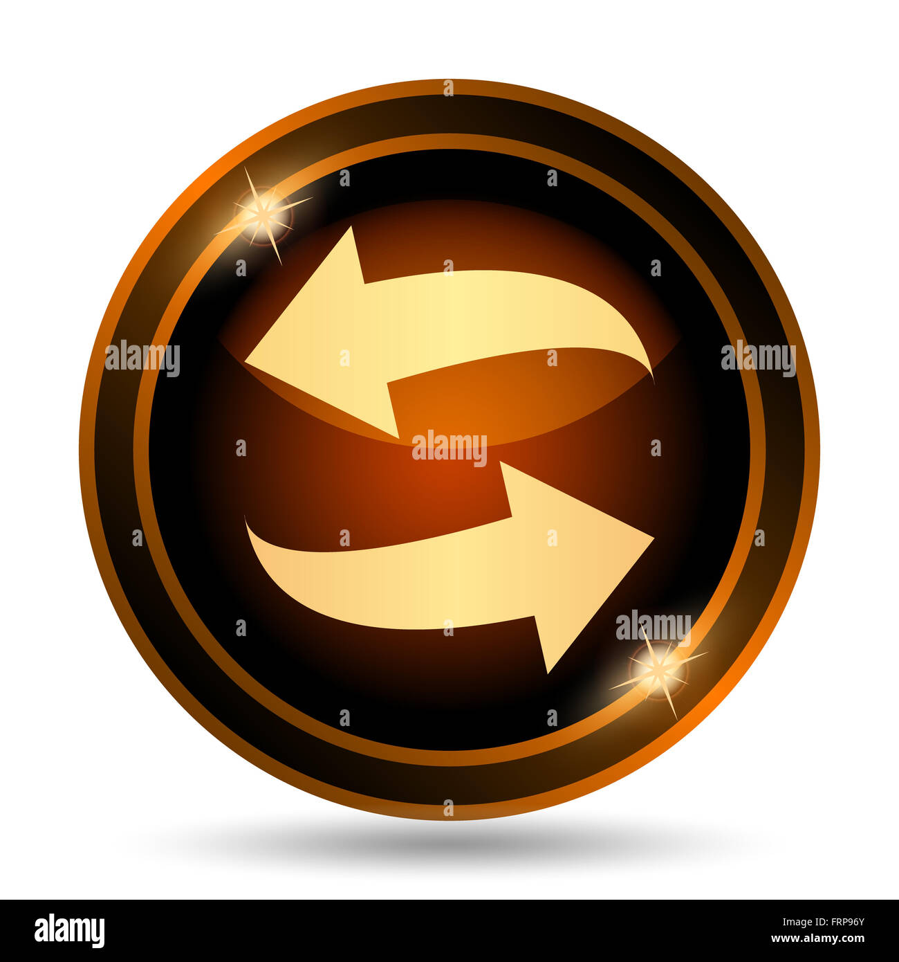 Swap icon. Internet button on white background Stock Photo - Alamy