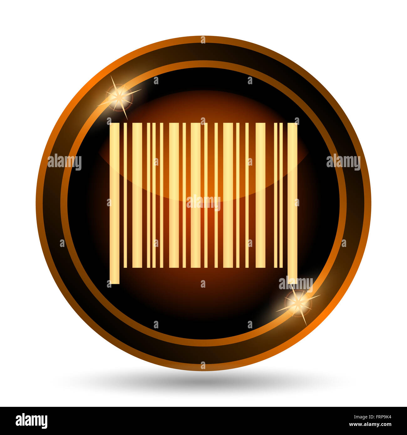 Barcode icon. Internet button on white background Stock Photo - Alamy