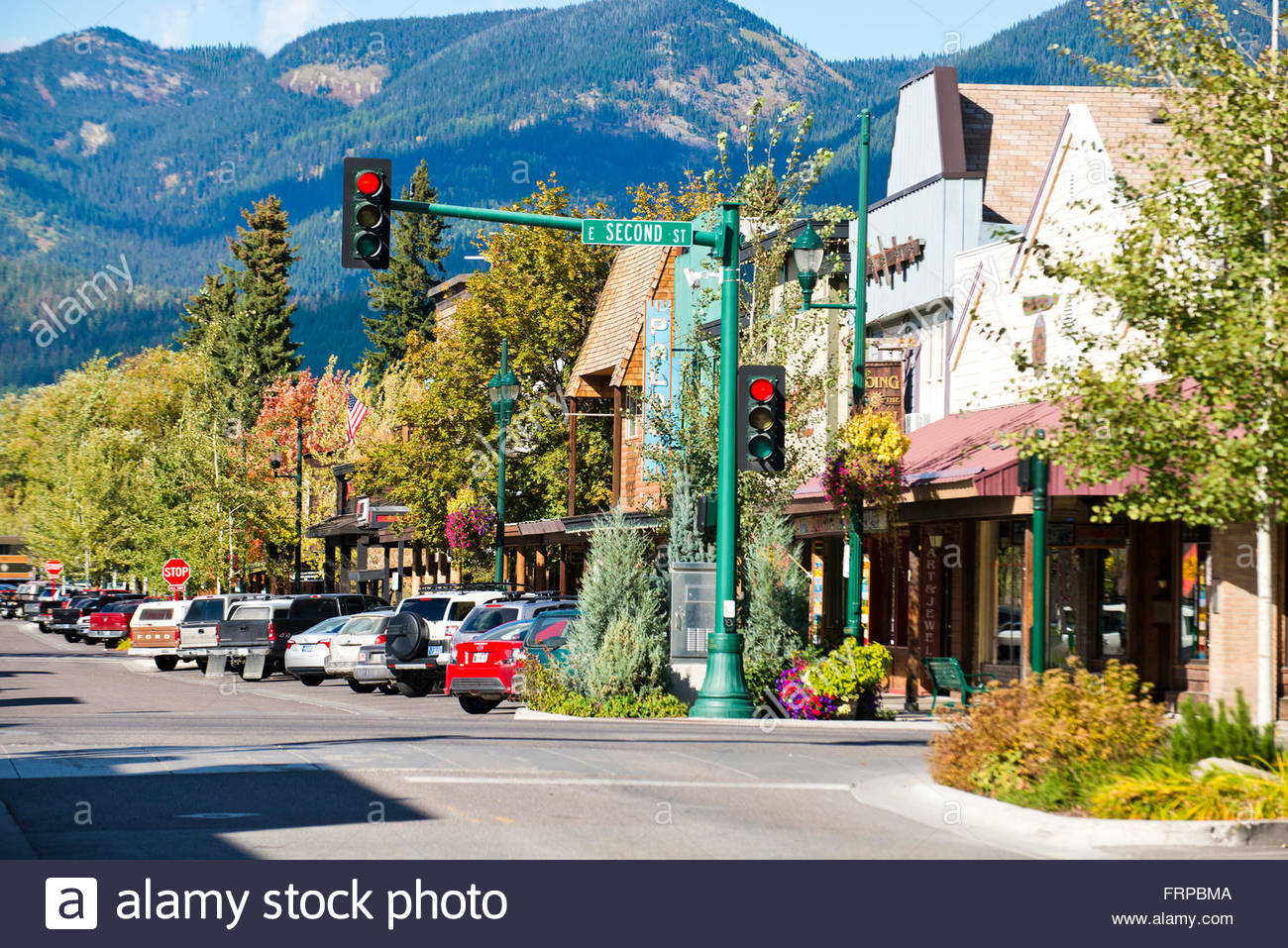 Downtown Whitefish Montana High Resolution Stock Photography and Images ...