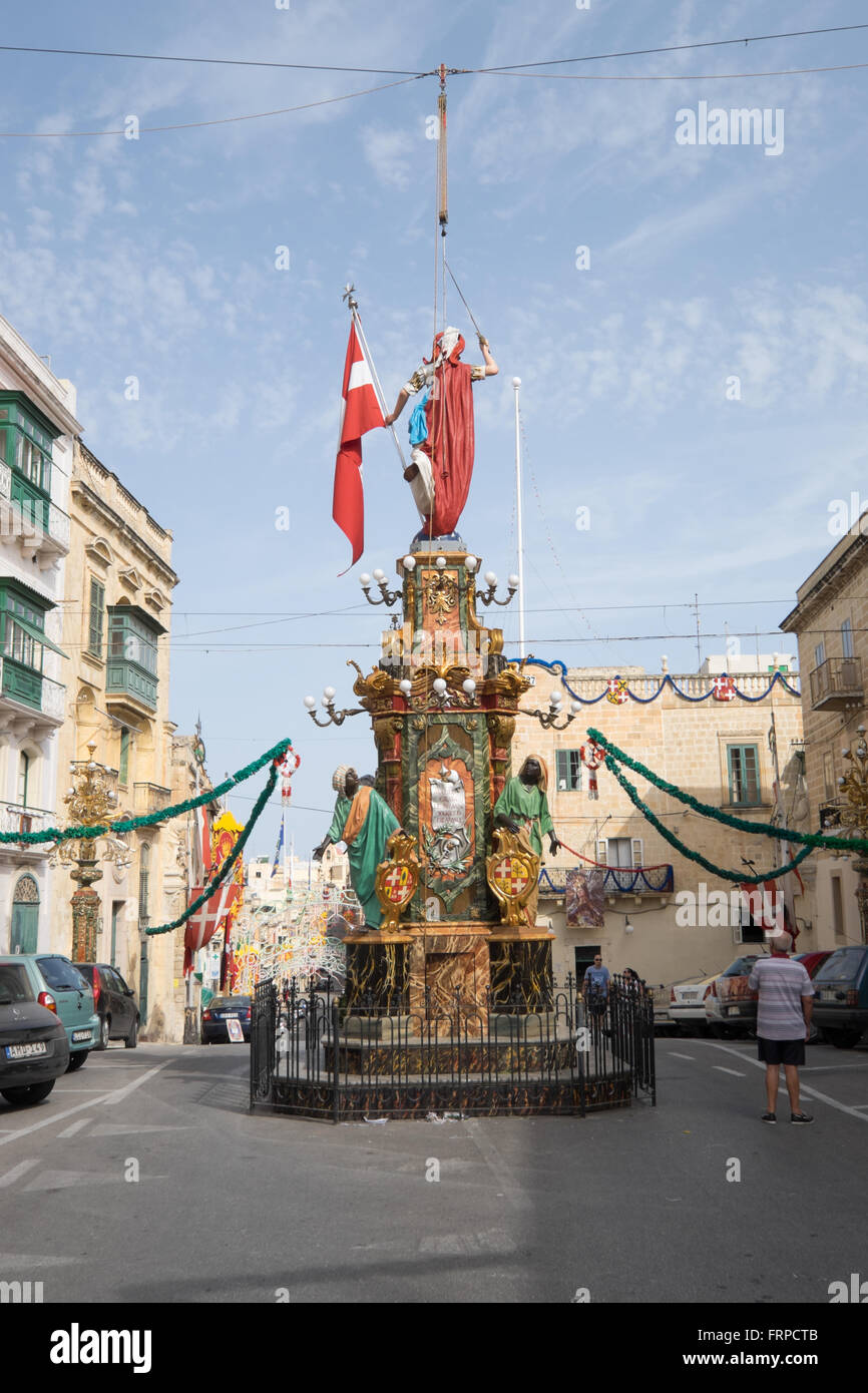 Religious festival at Senglea in Malta Stock Photo - Alamy