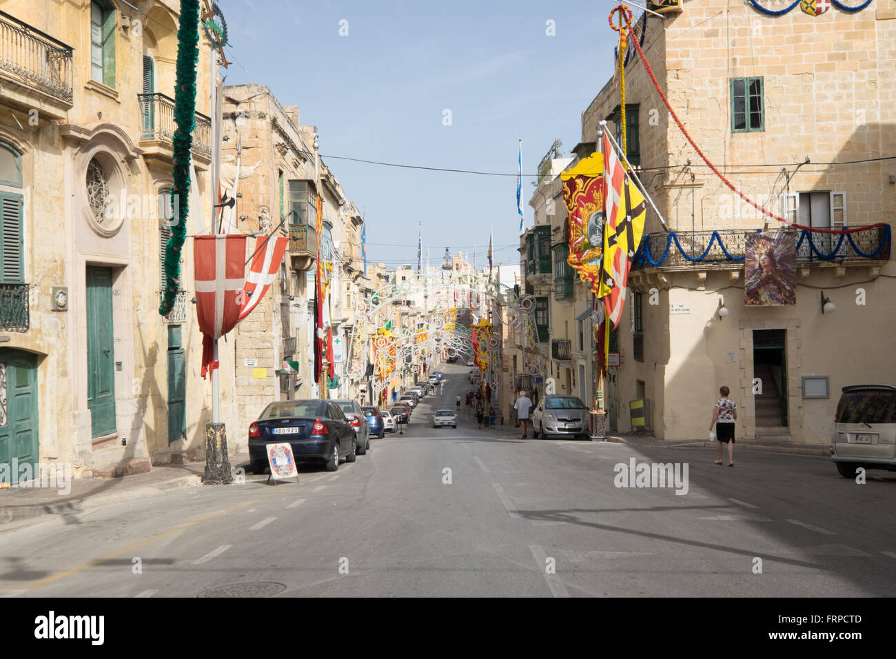 Religious festival at Senglea in Malta Stock Photo - Alamy