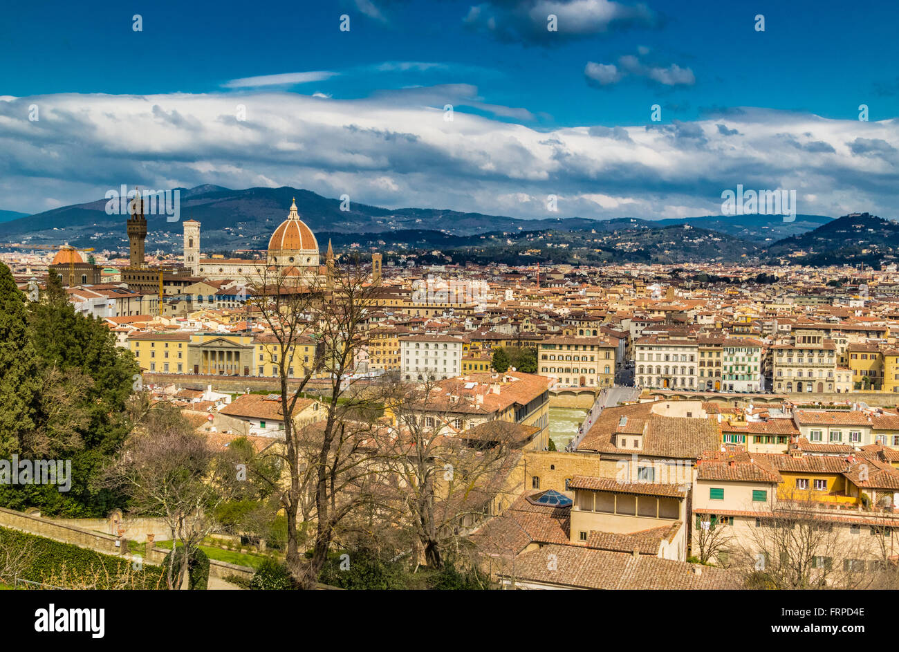 Breathtaking views of the historical buildings and churches of Florence ...