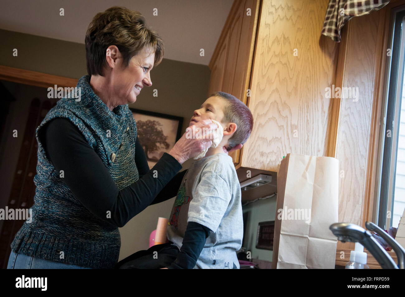 Generational Farm Life Stock Photo - Alamy