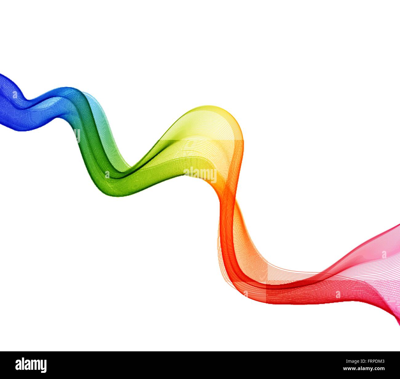 Abstract wavy frame green pink Cut Out Stock Images & Pictures - Alamy