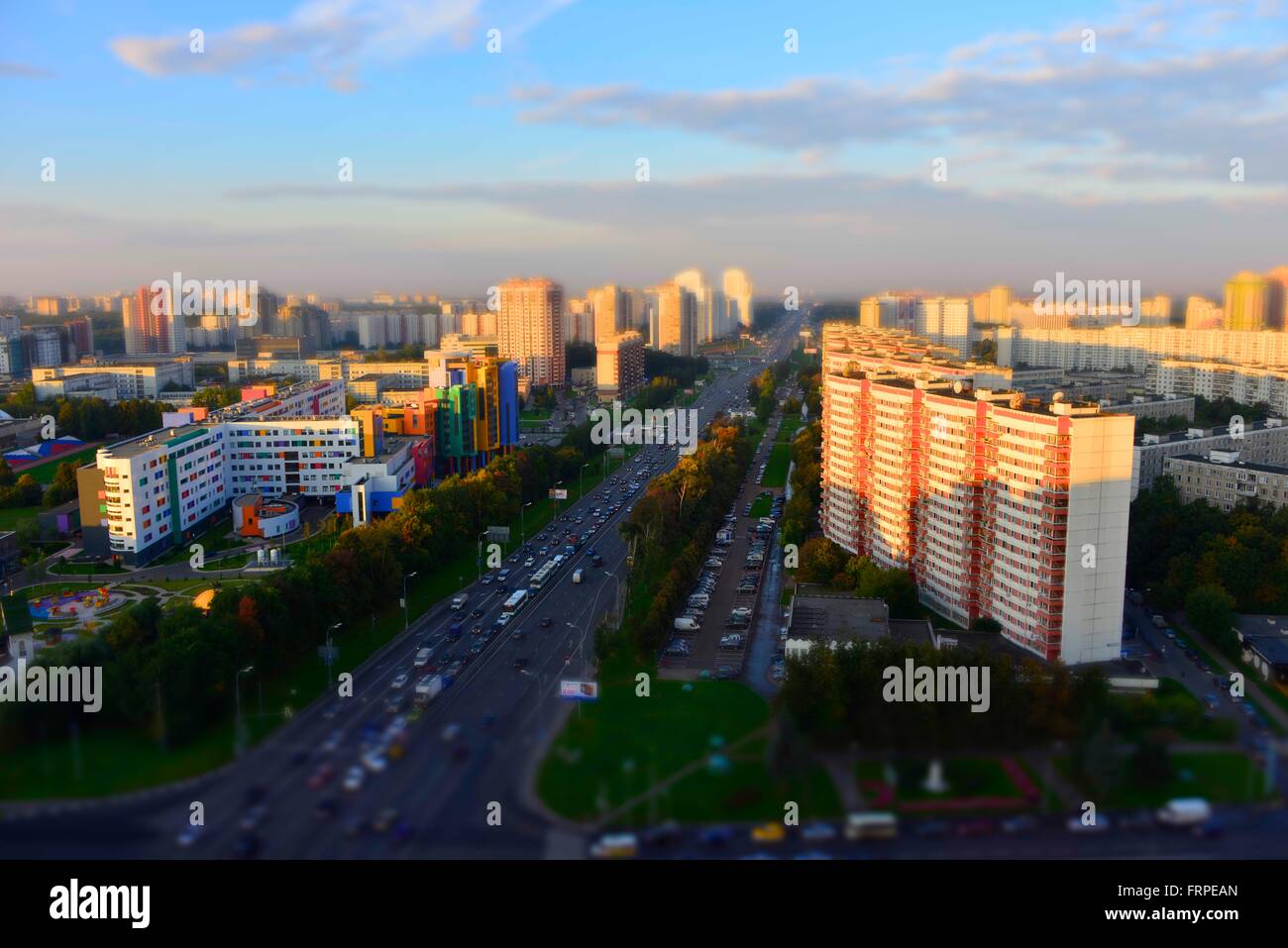 Leninsky Prospekt miniature Stock Photo - Alamy
