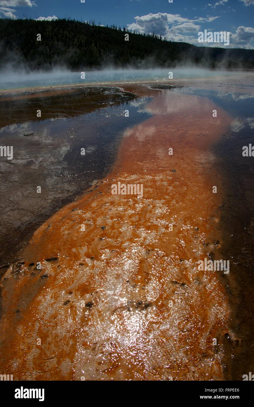 Yellowstone sulphur pools hi-res stock photography and images - Alamy