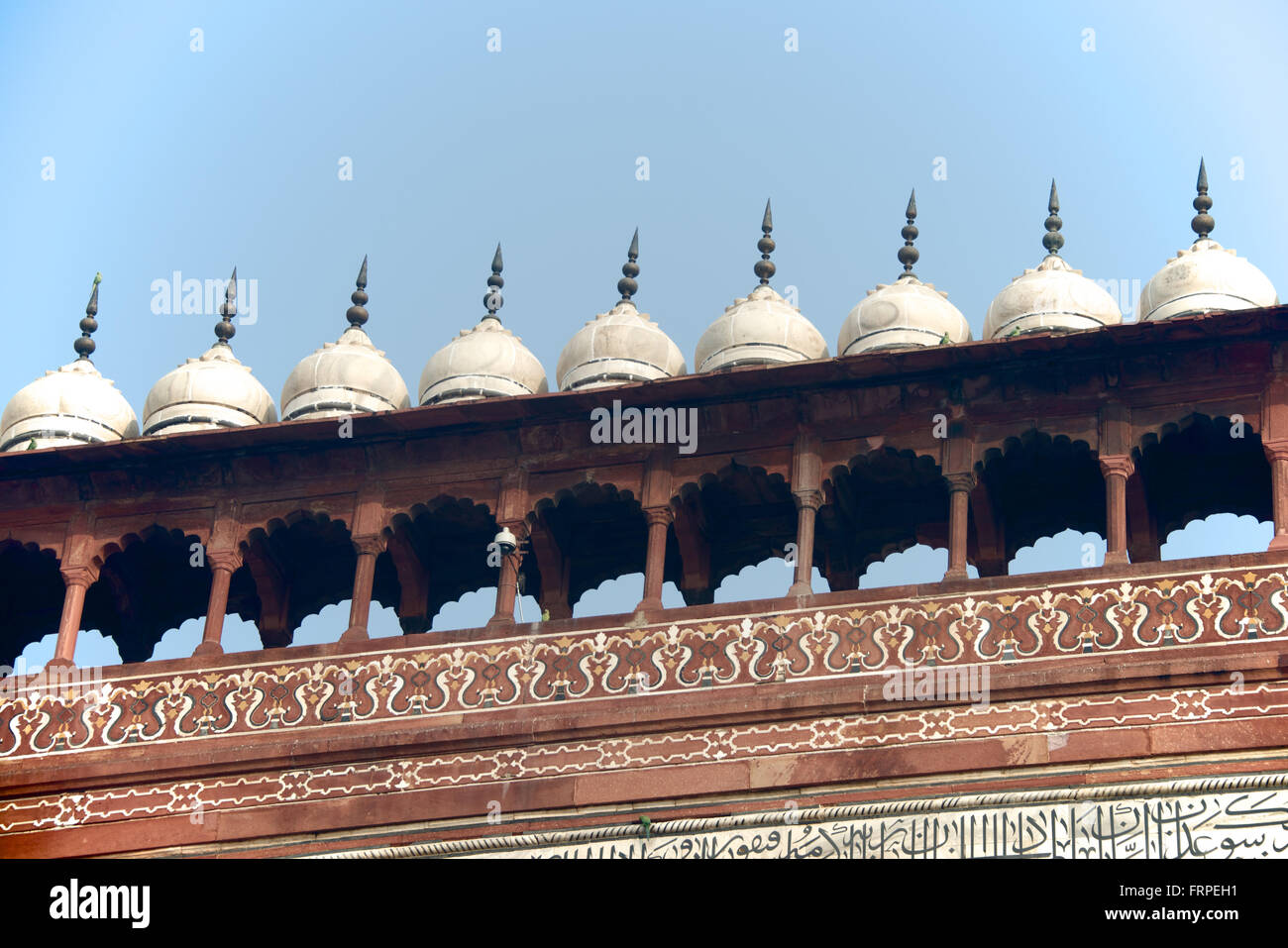 Row of domes at Taj Mahal Stock Photo - Alamy