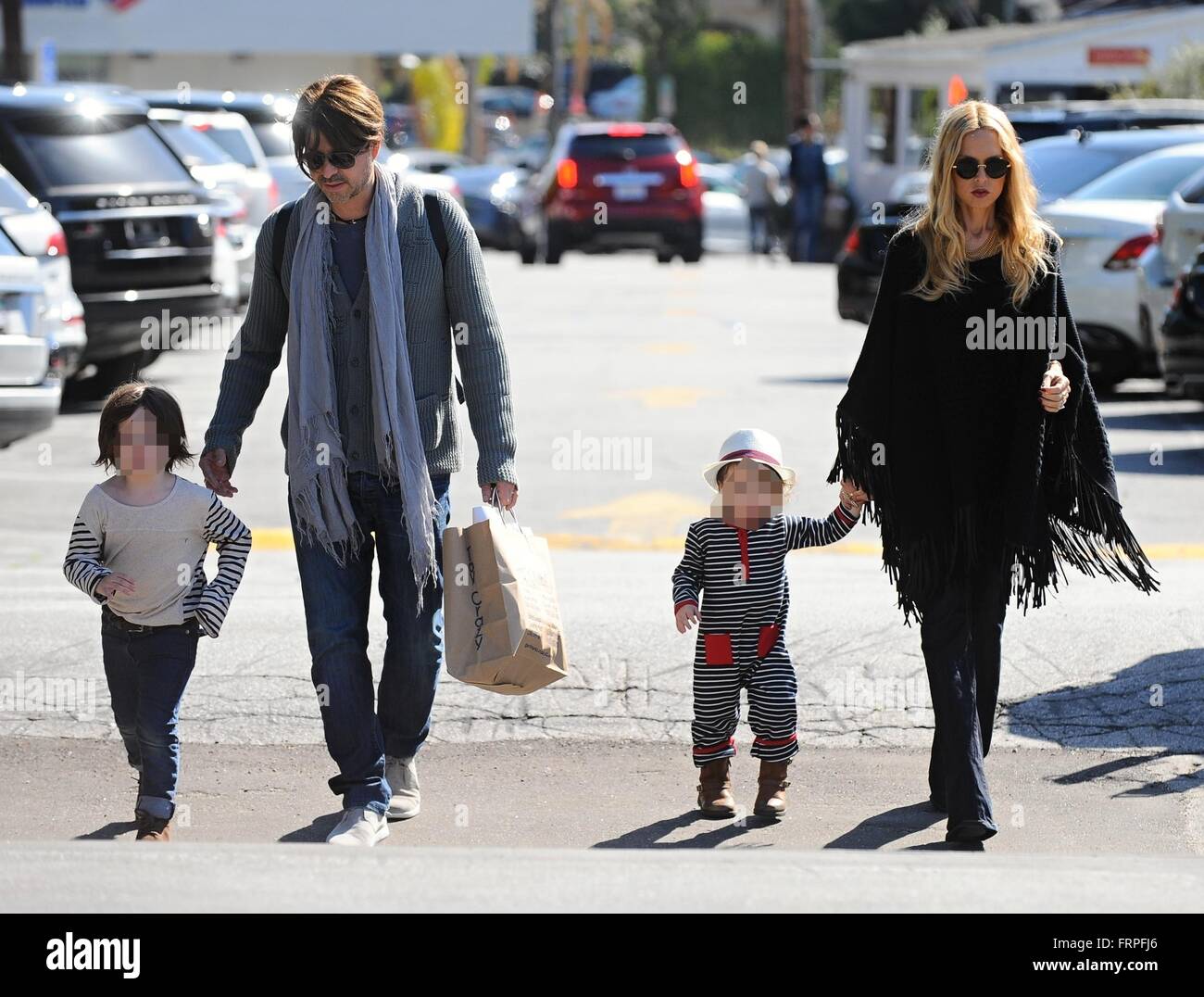 Rachel Zoe and her husband Rodger Berman take their sons Kaius and ...