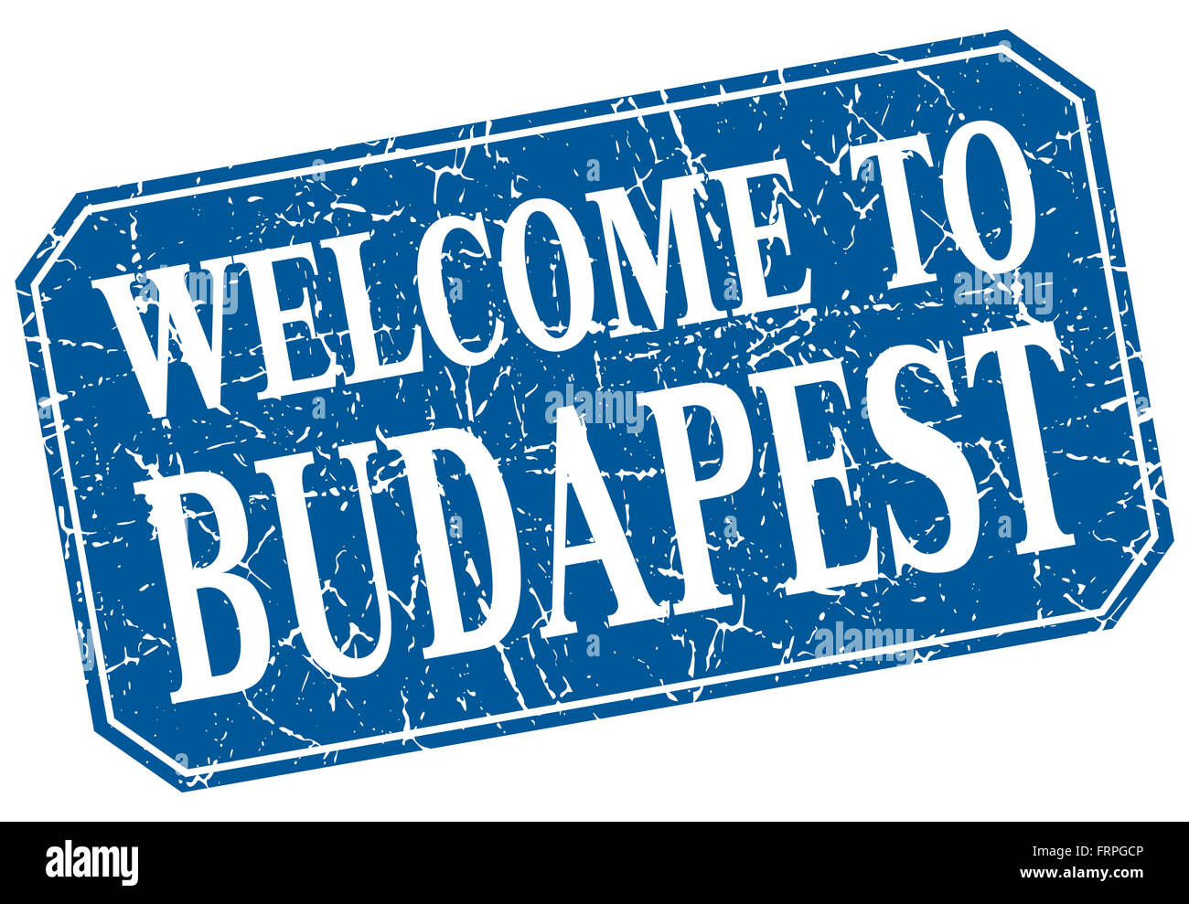 Welcome budapest stamp hi-res stock photography and images - Alamy