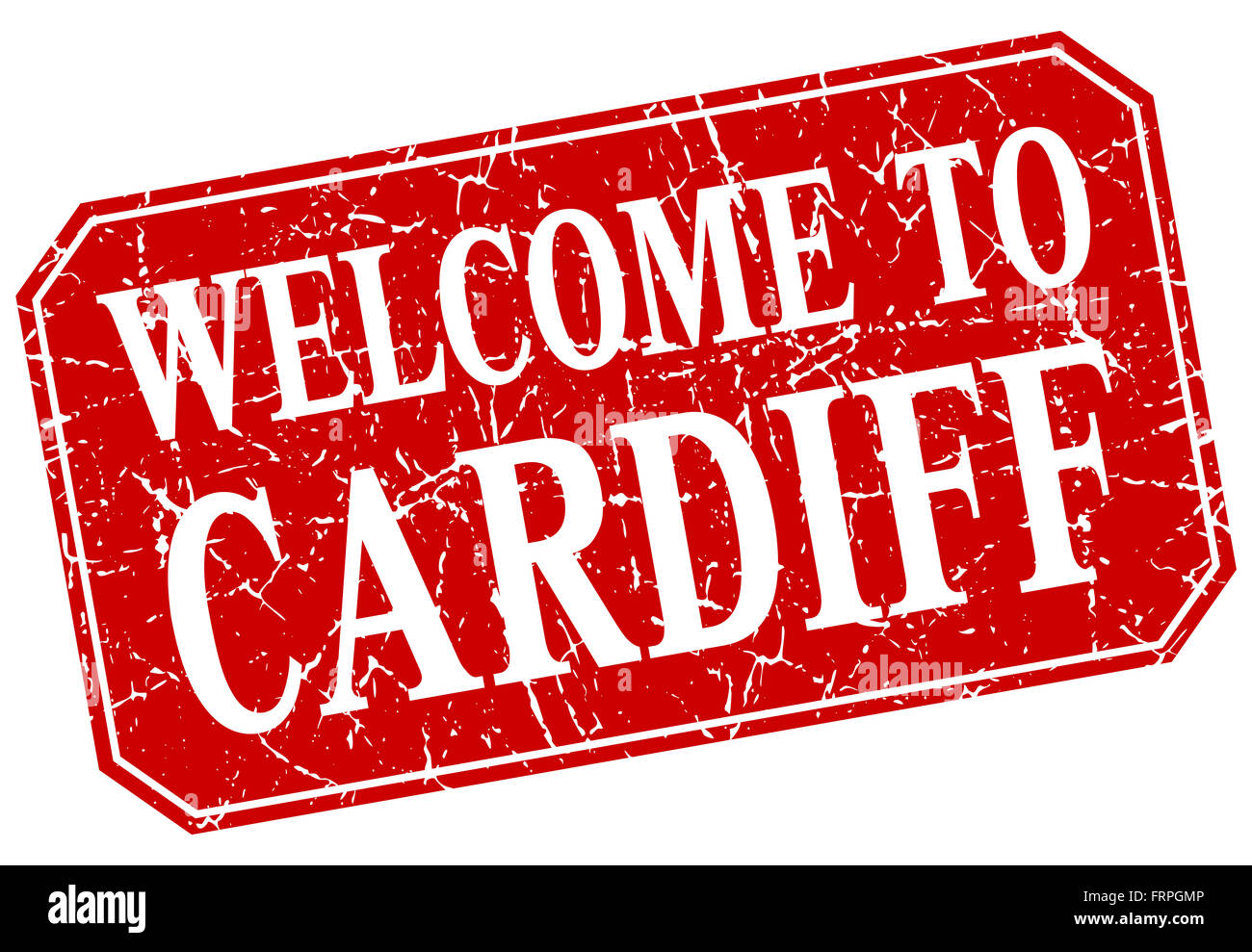 Welcome to cardiff sign hi-res stock photography and images - Alamy