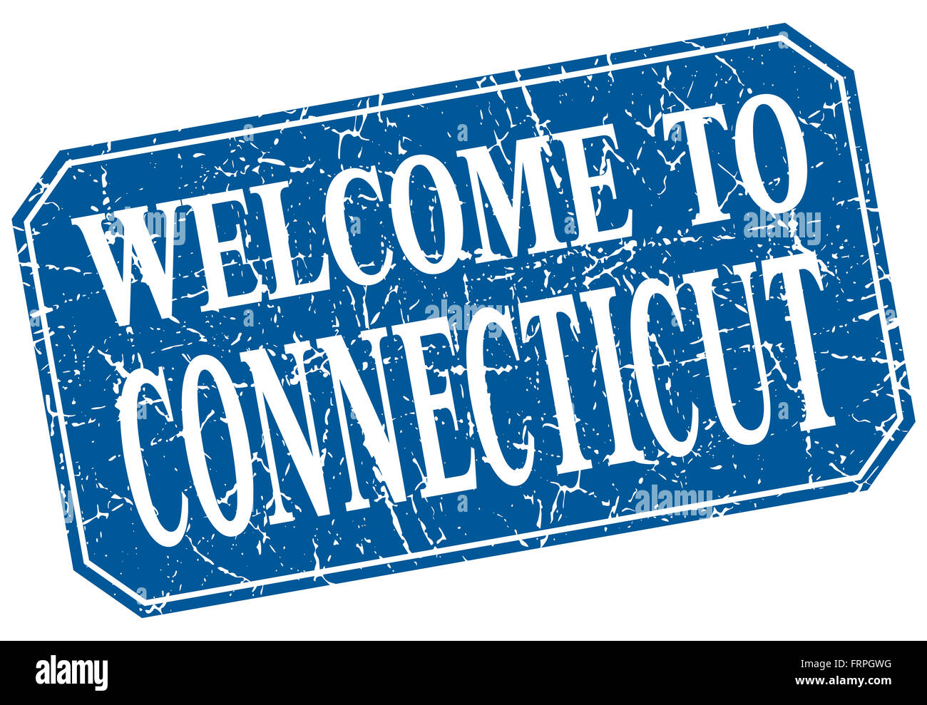 Welcome to connecticut sign Cut Out Stock Images & Pictures - Alamy