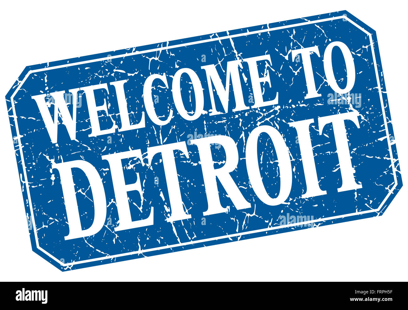 Welcome to detroit sign hi-res stock photography and images - Alamy