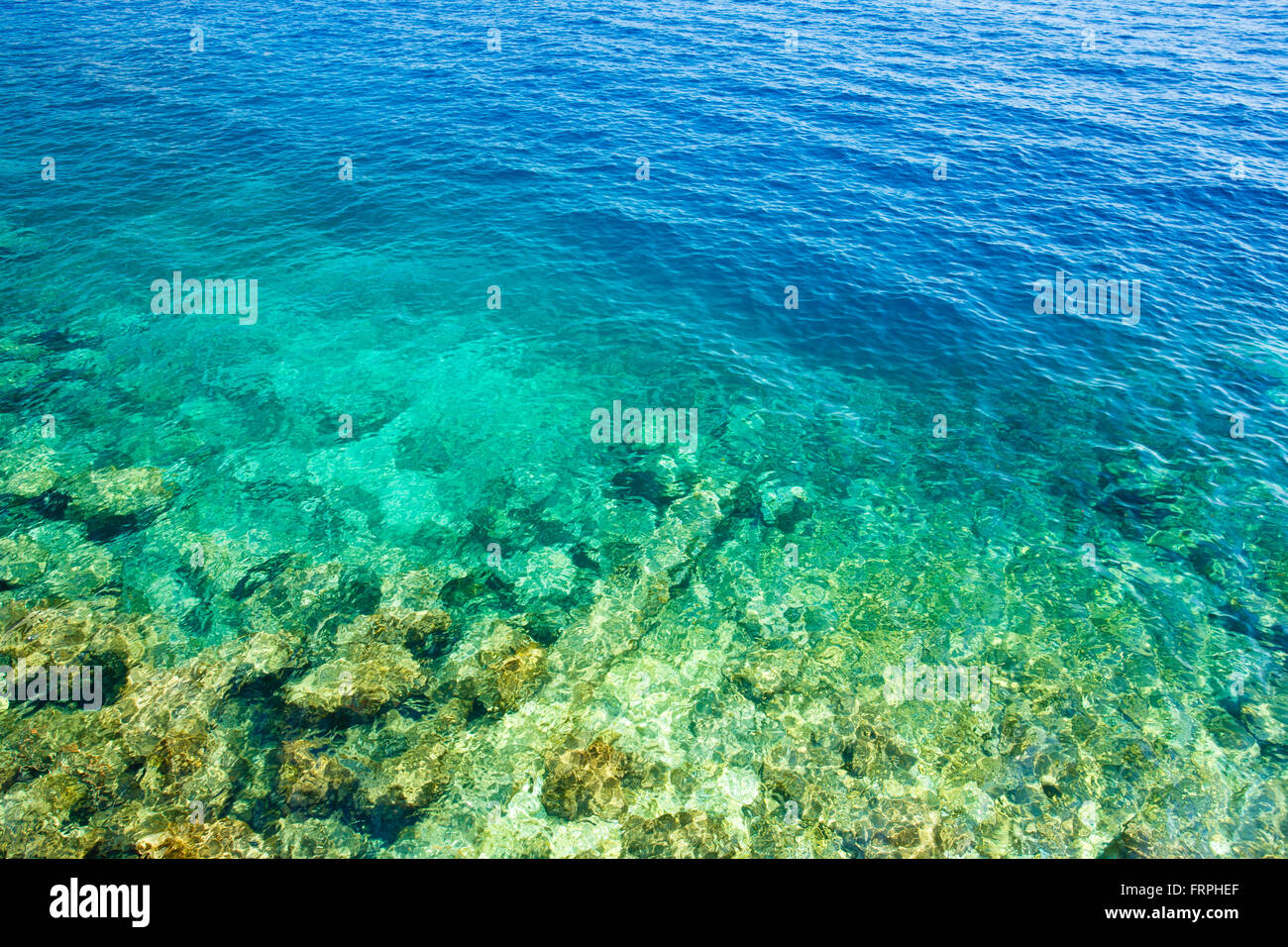 Sea Ocean Blue Water Clear Background Stock Photo - Alamy
