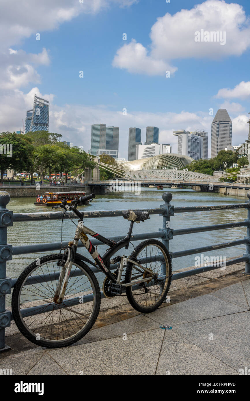Singapore The Singapore River Adrian Baker Stock Photo - Alamy