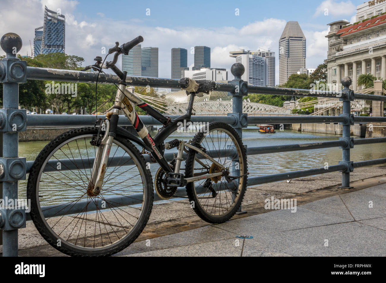 Singapore The Singapore River Adrian Baker Stock Photo - Alamy