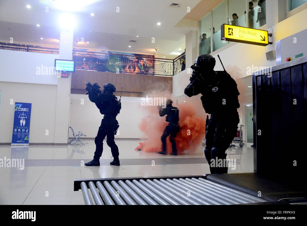 Solo, Indonesia. 23rd Mar, 2016. Indonesian Air Force anti-terror squad ...