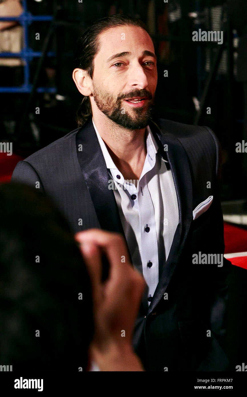 American actor adrien brody on hi-res stock photography and images - Alamy