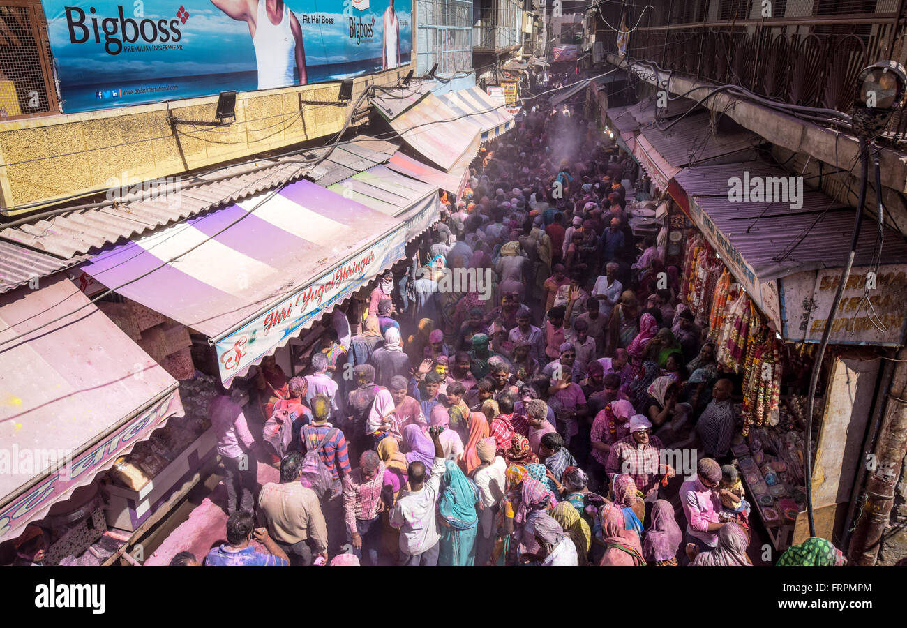 Streets of vrindavan hi-res stock photography and images - Alamy