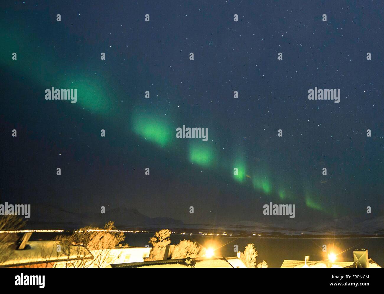 aurora chain, march 2016 Stock Photo - Alamy