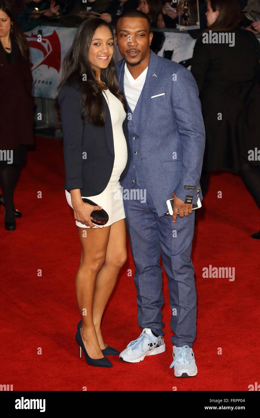 London, UK. Ashley Walters at European Premiere of 'Batman v Superman ...