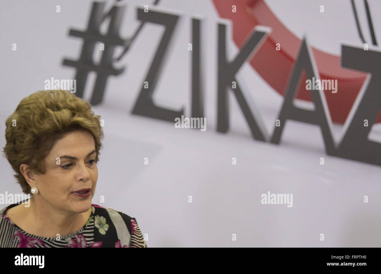 Brasilia, DF, Brazil. 23rd Mar, 2016. President Dilma Rousseff during ...