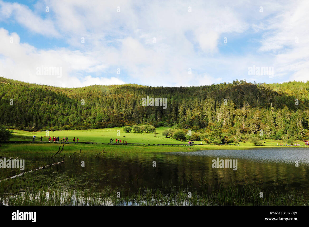 Diqing, China. 24th July, 2015. Many people get to know Shangri-La ...