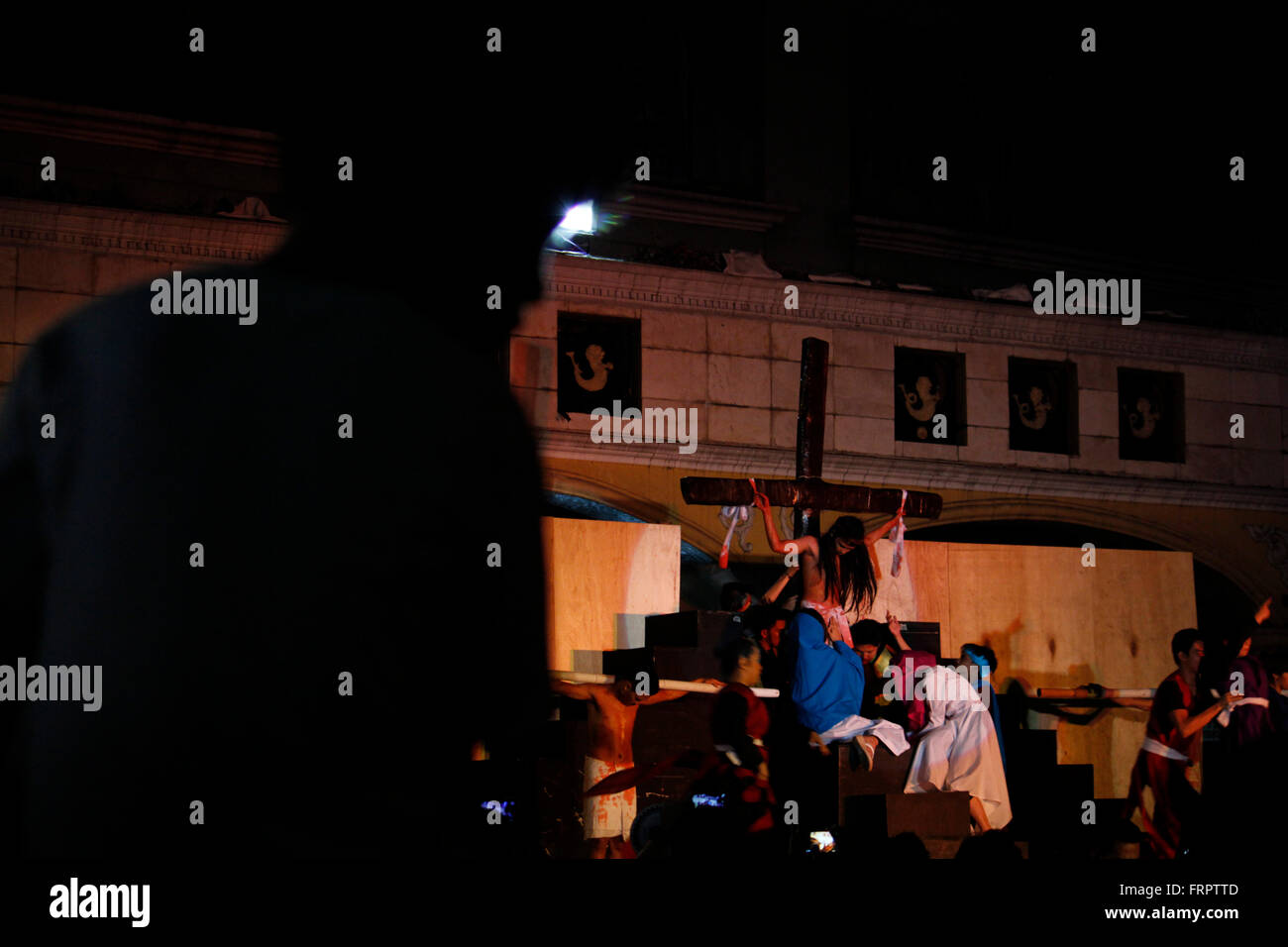 Manila, Philippines. 23rd Mar, 2016. Filipino young performers held a ...