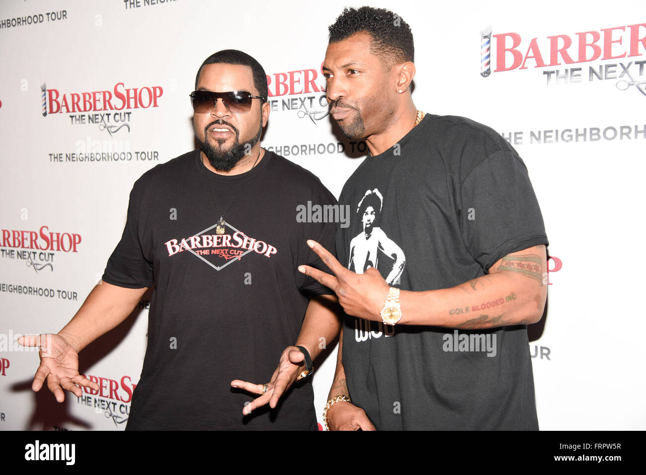 Philadelphia, Pennsylvania, USA. 23rd Mar, 2016. ICE CUBE and DEON COLE ...