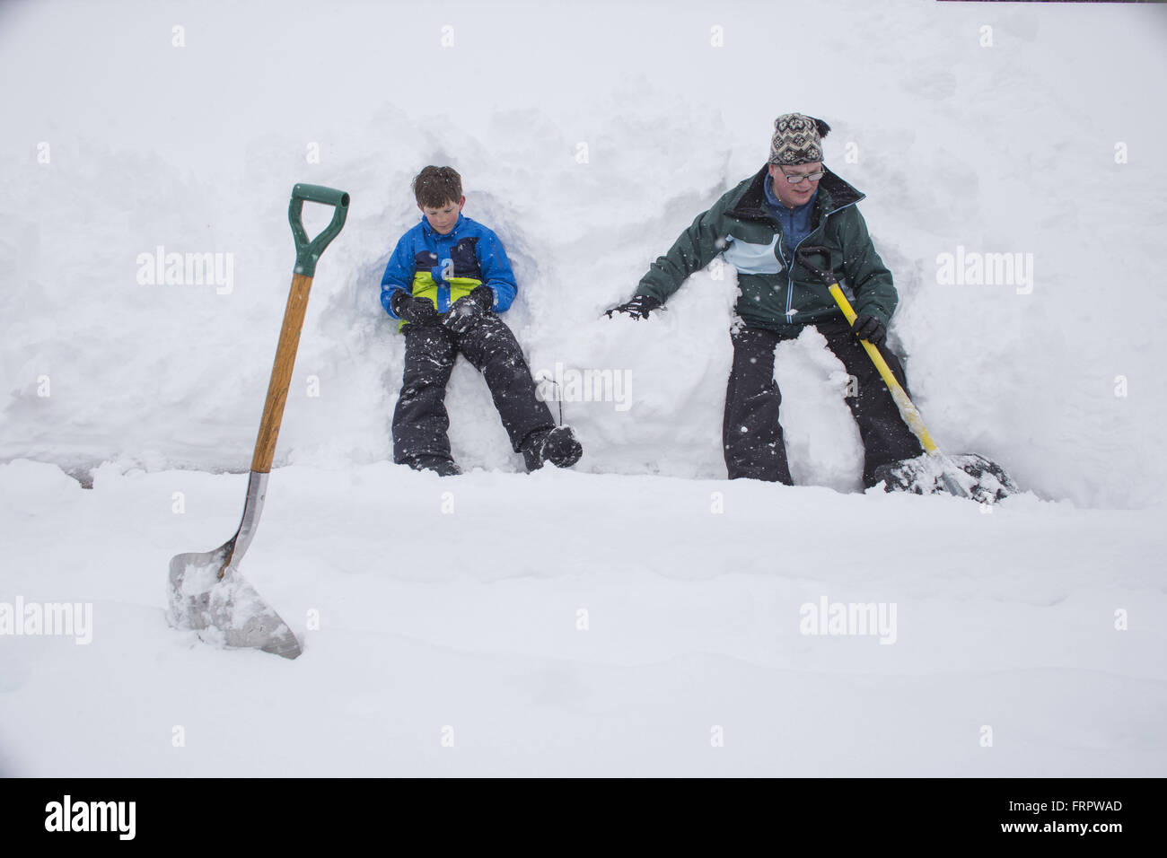 Denver, Colorado, USA. 23rd Mar, 2016. JACK FINK, 9, left, and VANESSA ...