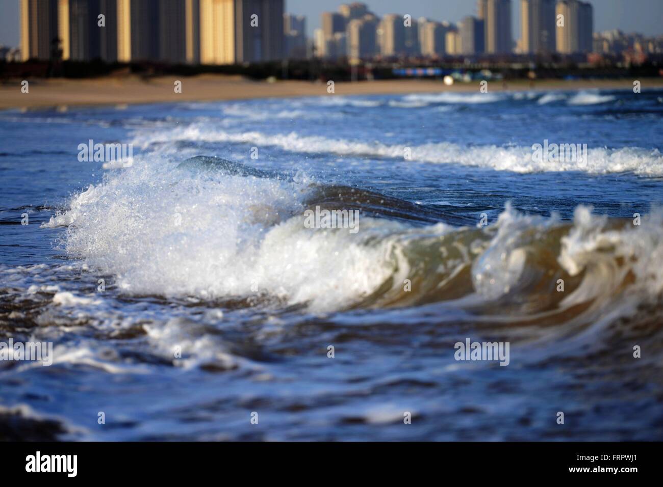 Tsingtao, China. 23rd Mar, 2016. Most beautiful astronomical tide under ...