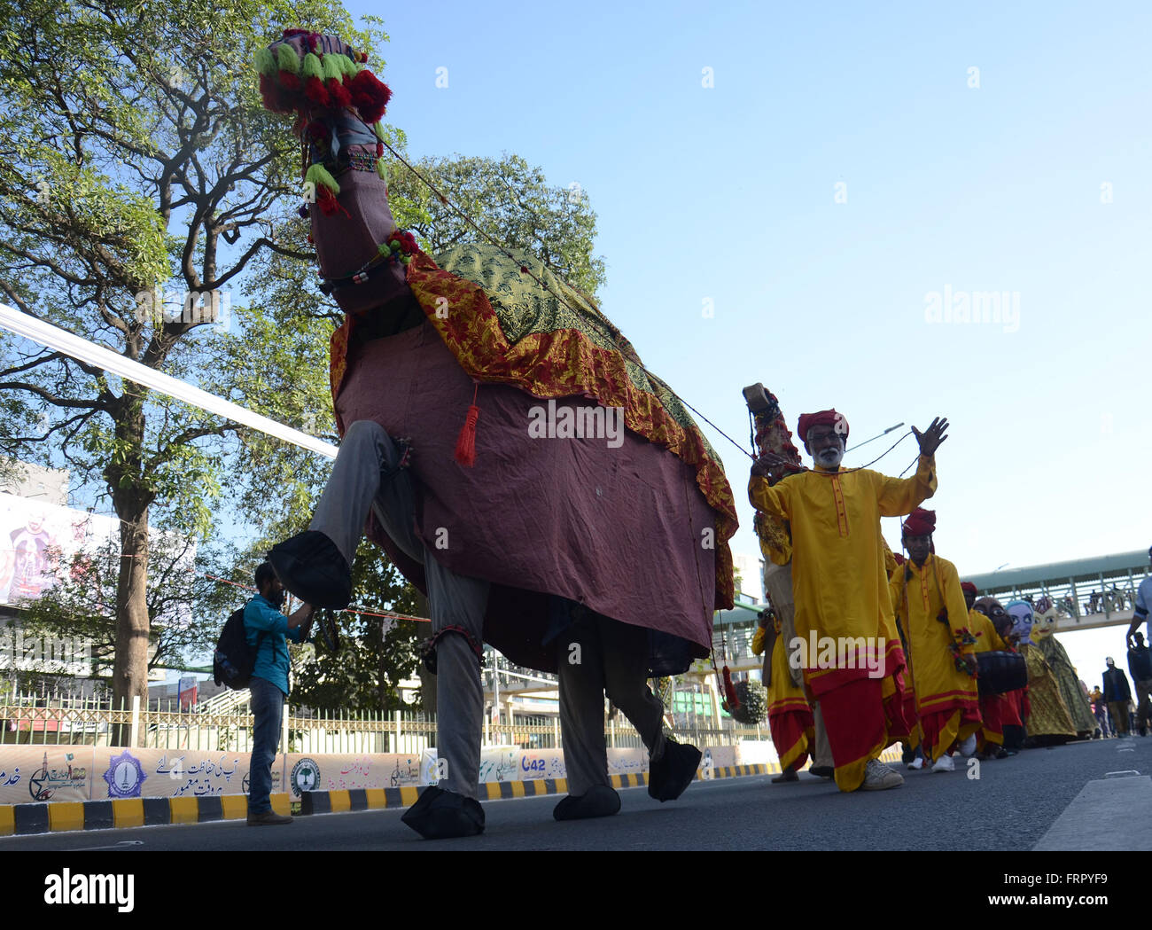 Lahore, Pakistan. 23rd Mar, 2016. Pakistani people celebrating Pakistan ...