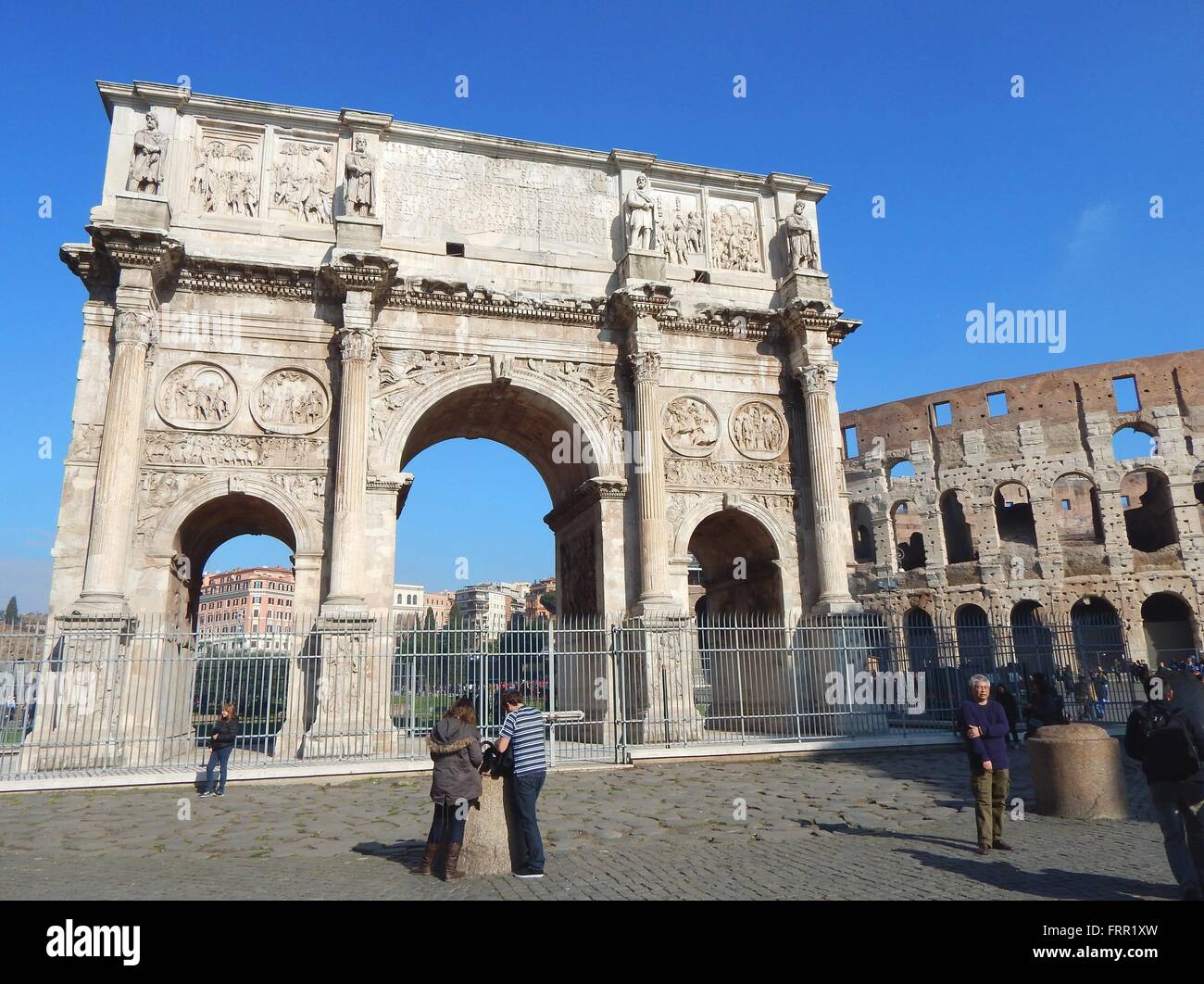 The Constantine Arch and the Coliseum are majestic symbol of the ...