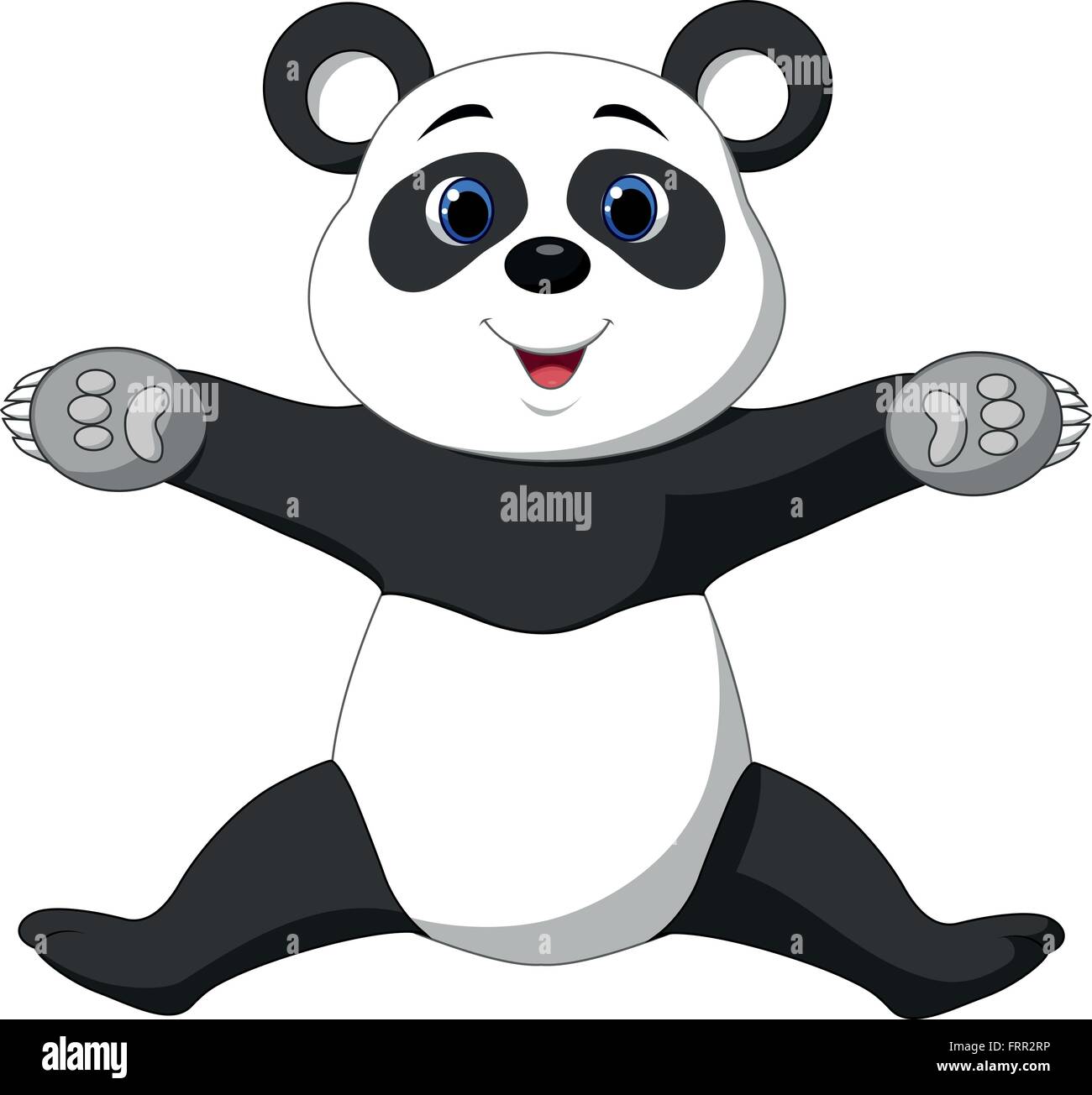 Panda active Stock Vector Images - Alamy