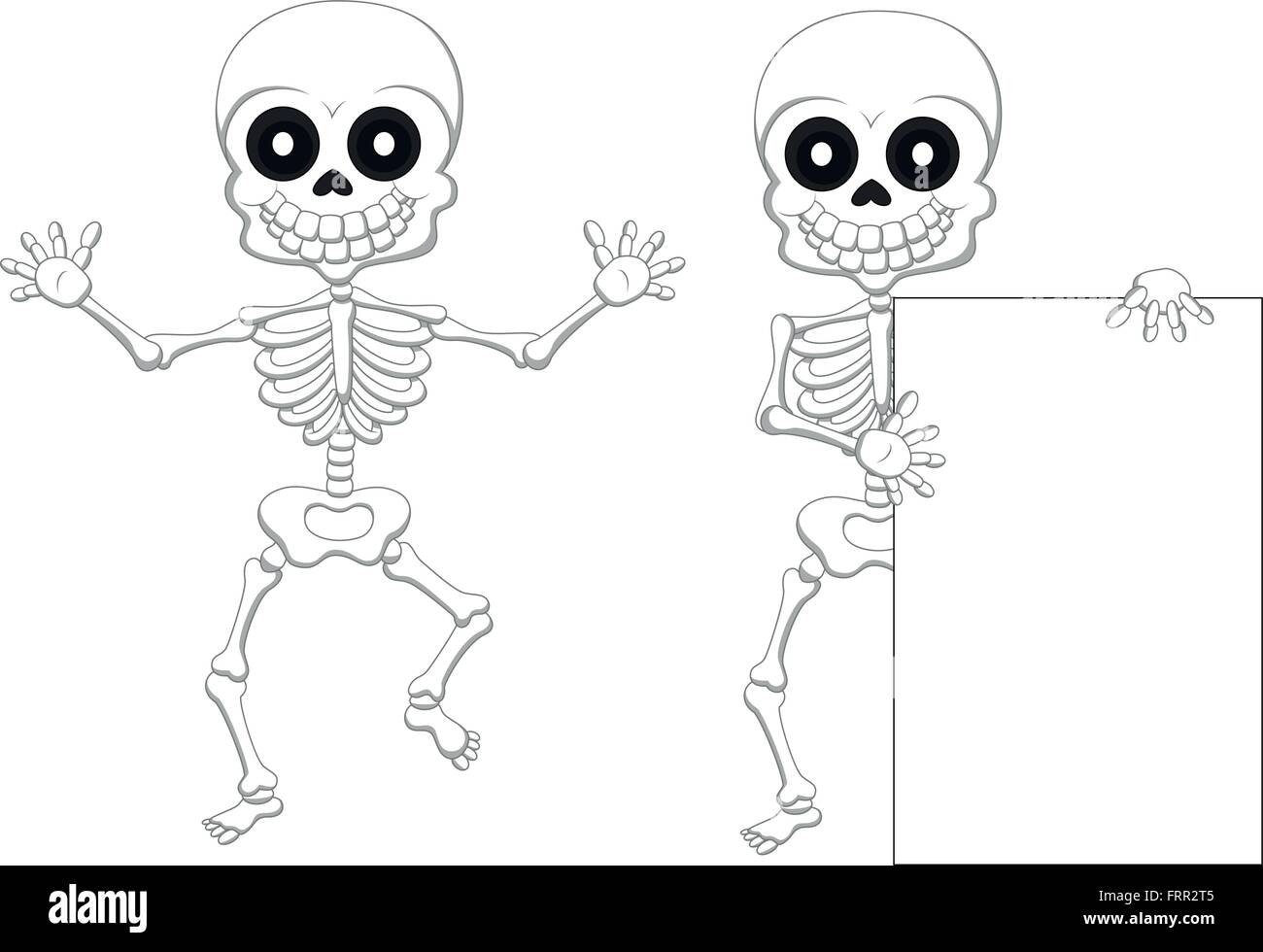 Funny skeleton cartoon Stock Vector Image & Art - Alamy
