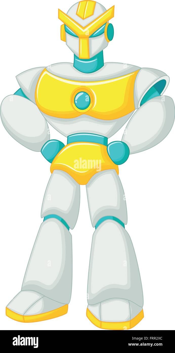 Strong robot posing Stock Vector Image & Art - Alamy