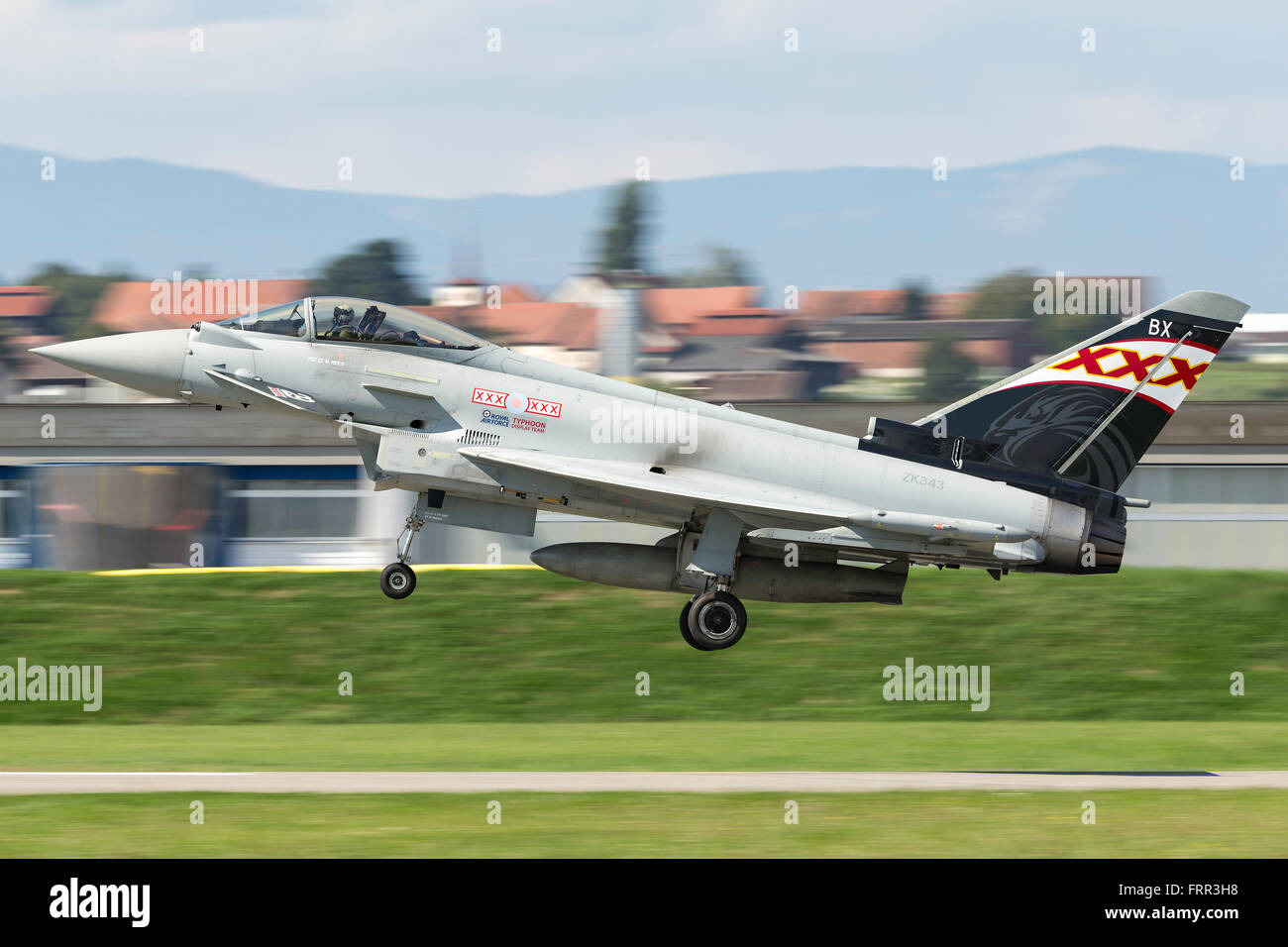 Royal Air Force (RAF) Eurofighter EF-2000 Typhoon multirole fighter ...