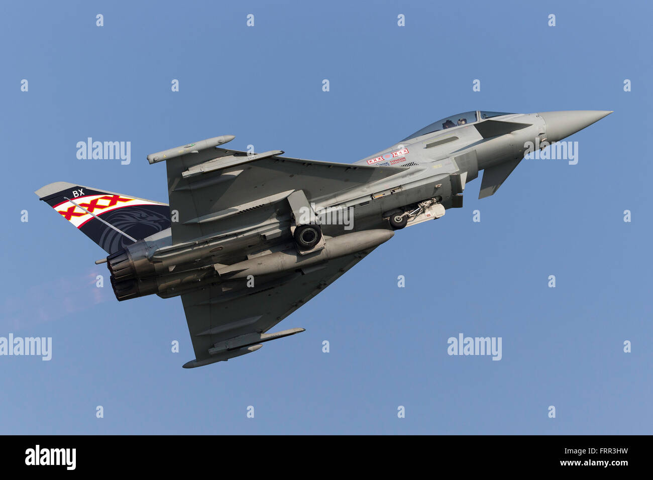 Royal Air Force (RAF) Eurofighter EF-2000 Typhoon multirole fighter ...
