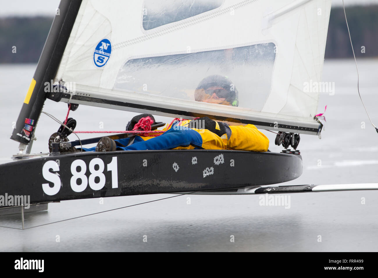 Ice yacht competition hi-res stock photography and images - Alamy