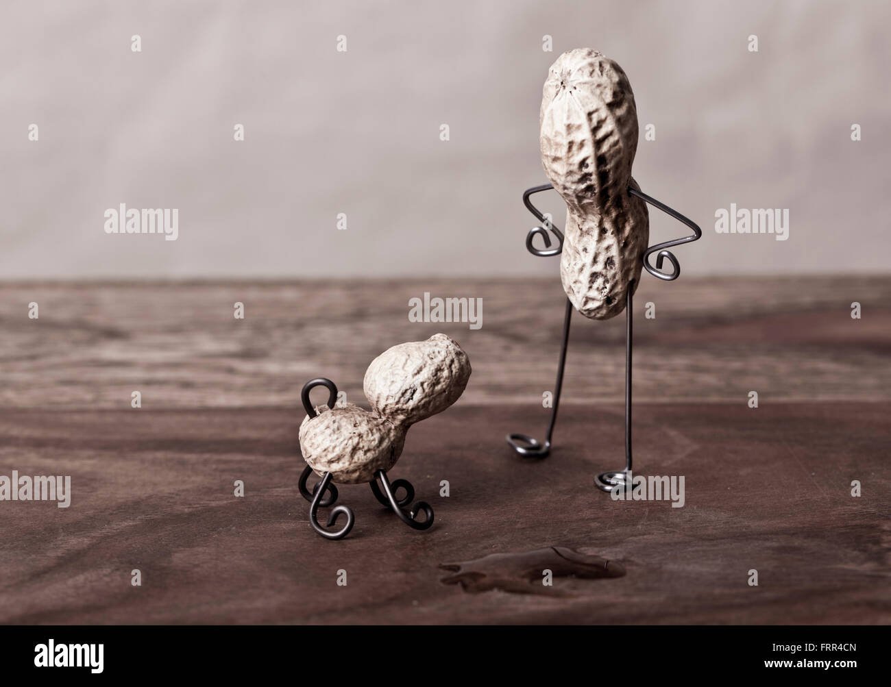 Simple Things - Angry Peanut Man and Dog Stock Photo - Alamy